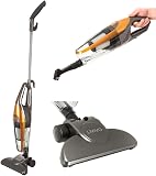 Duronic VC8 /BK Upright Stick Vacuum Cleaner Energy Class A+ HEPA ...