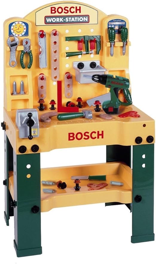 BOSCH Work Station With Accumulator Screwdriver & Tools: Amazon.co.uk ...