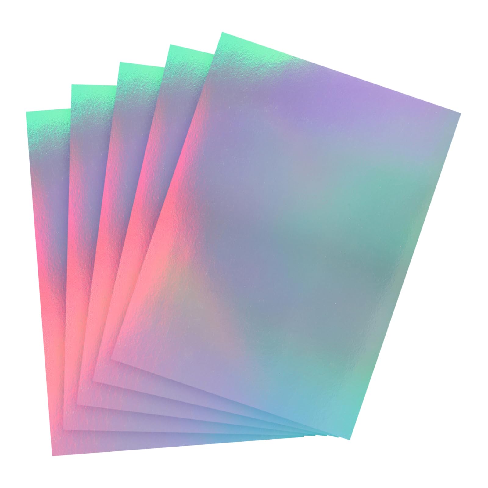 PATIKIL 11"x8.5" Holographic Cardstock, 50 Pack Metallic Iridescent ...