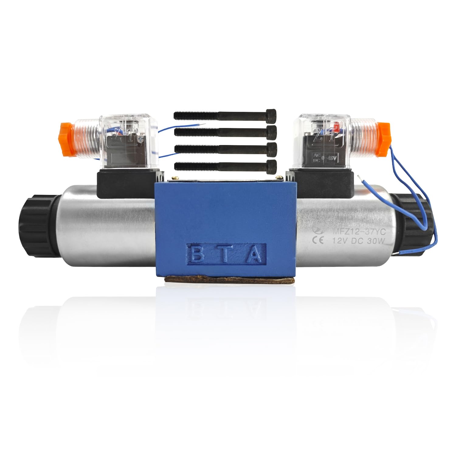 Uritue Electric Hydraulic Directional Control Solenoid Valve 12V DC D03 ...