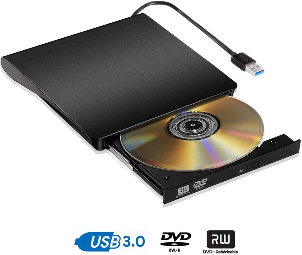 Lettore Masterizzatore CD DVD Esterno Portatile Ultra Sottile USB 3 0