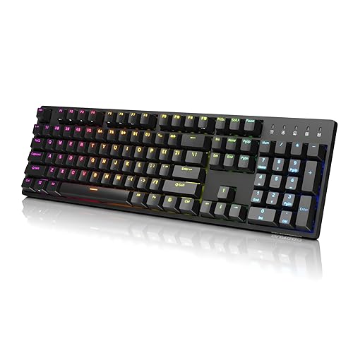 DURGOD Taurus K310 Mechanical Keyboard | RGB Backlit | 104 Keys Full ...