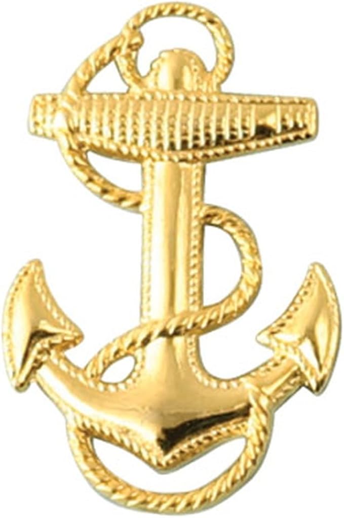 Amazon.com: Navy Fouled Anchor Lapel Pin, 1.25 inch: Clothing