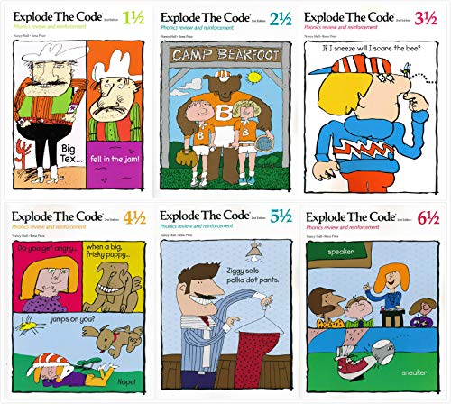 Explode the Code 1 1/2--6 1/2 Books SET (Phonics review and ...