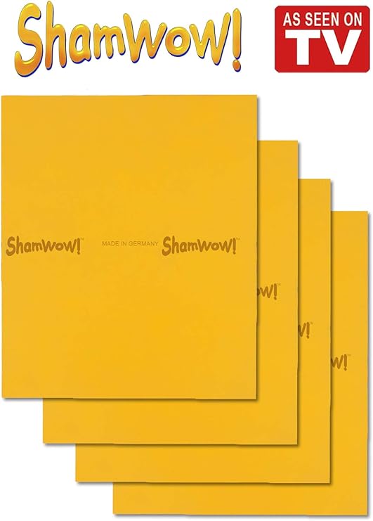 The Original Shamwow - Super Absorbent Multi-purpose Cleaning Shammy ...