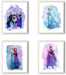 Amazon.com: Frozen Wall Art Decor Prints by HerZii Prints - Frozen ...
