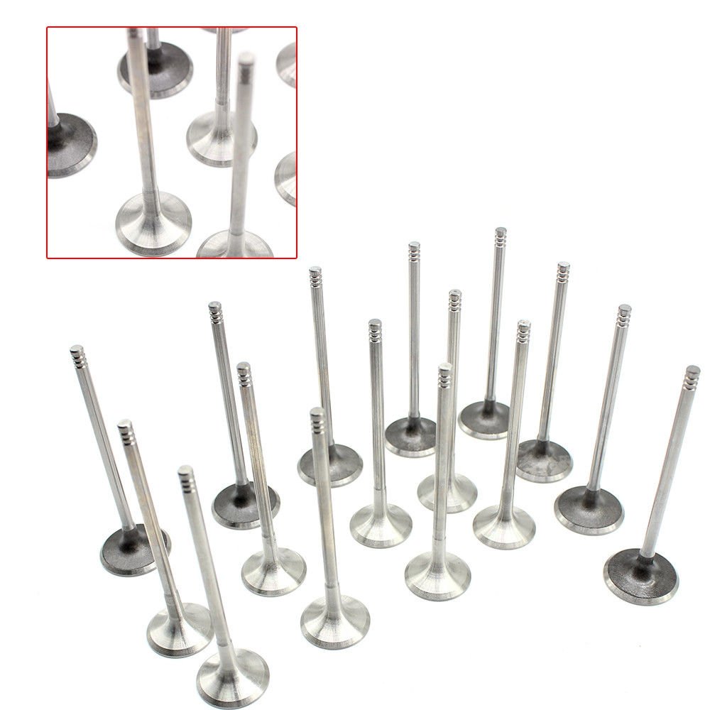 16 Ventile: 8x Einlassventil +8x Auslassventil Für Op el 1.8 16V X18XE1 ...