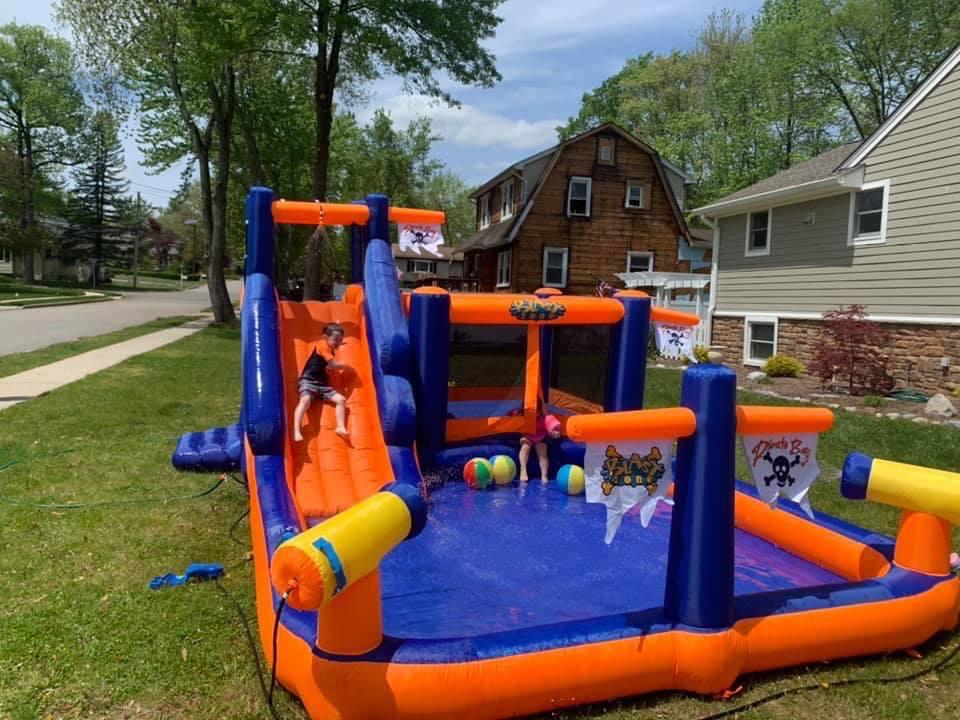 $46/mo - Finance Blast Zone Pirate Bay - Inflatable Water Park with ...