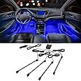 Amazon.com: LEDGlow 4pc Blue LED Interior Footwell Underdash Neon ...