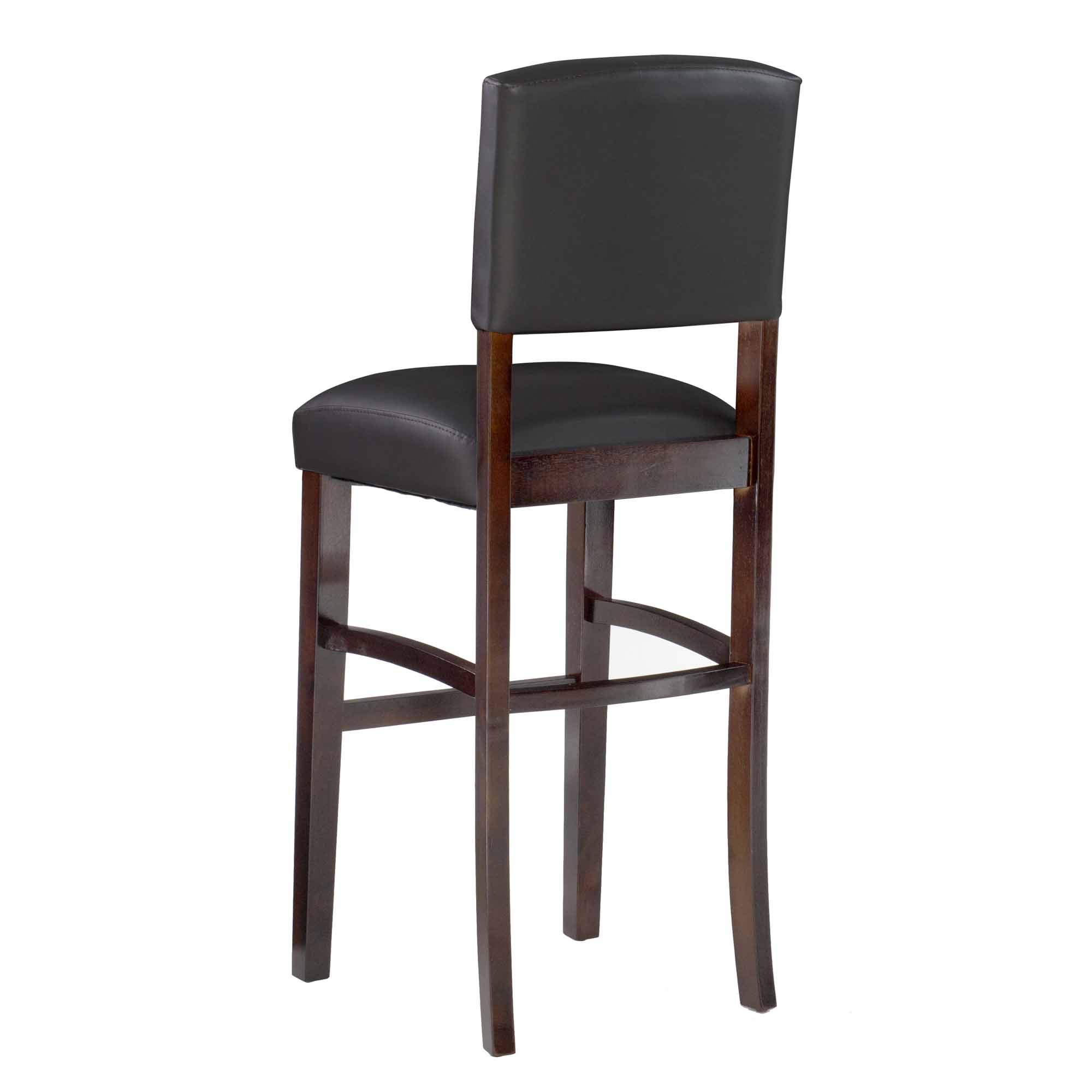 Linon Monaco Stool 30" Espresso