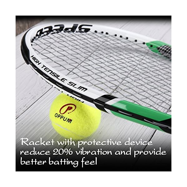 OPPUM Adult Carbon Fiber Tennis Racket, Super Light Weight Tennis ...