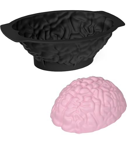 Halloween Cake Mold DIY Large Life Size BRAIN DESSERT GELATIN MOLD ...