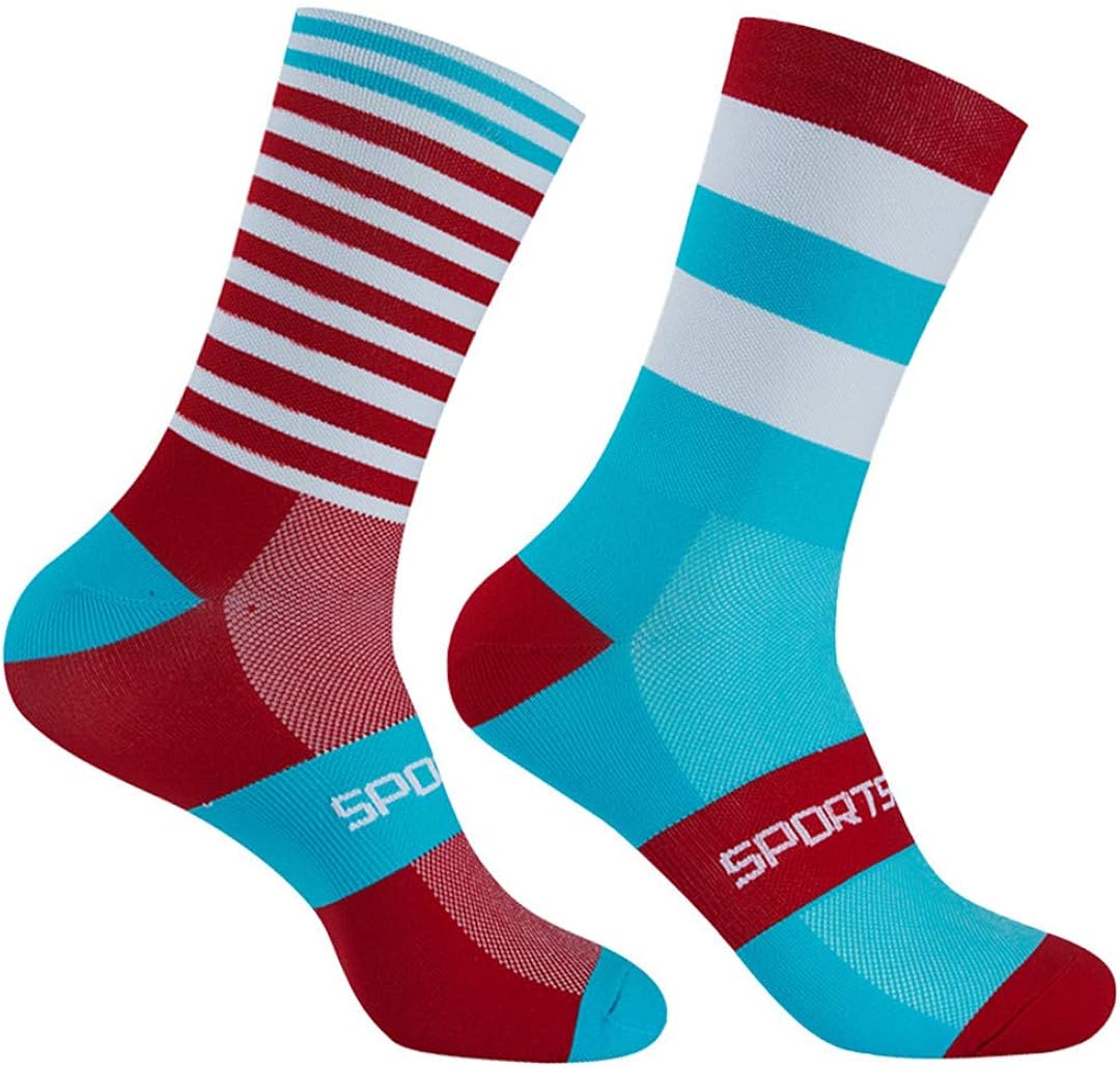 Pro Calze Ciclismo Uomini Donne Bike Sport Calze Traspirante Strada ...