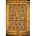 Amazon.com: Harry Potter Quotes 24x36 Poster: Posters & Prints