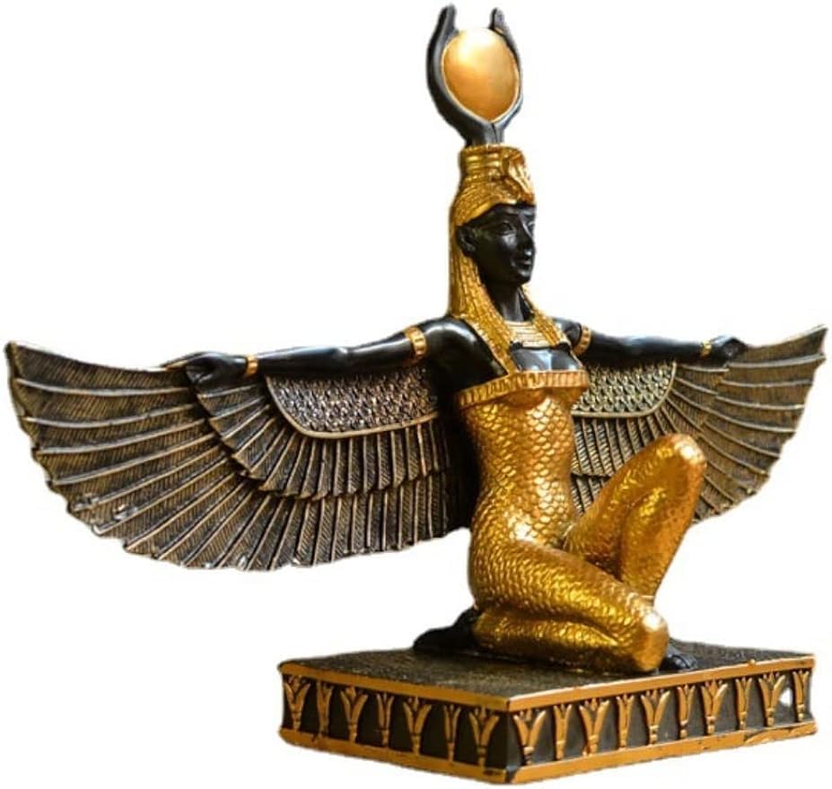 Mua Egyptian Ancient Goddess Isis Pyramid Statue Action Figure Patron ...