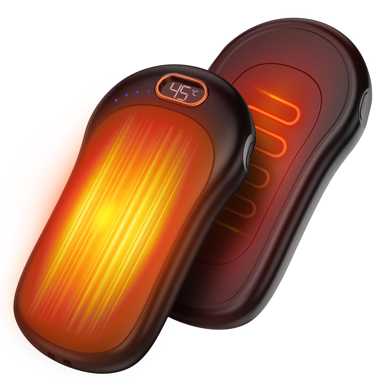 Hand Warmers Rechargeable,2 Pack Double Sided Heating Warmer That ...