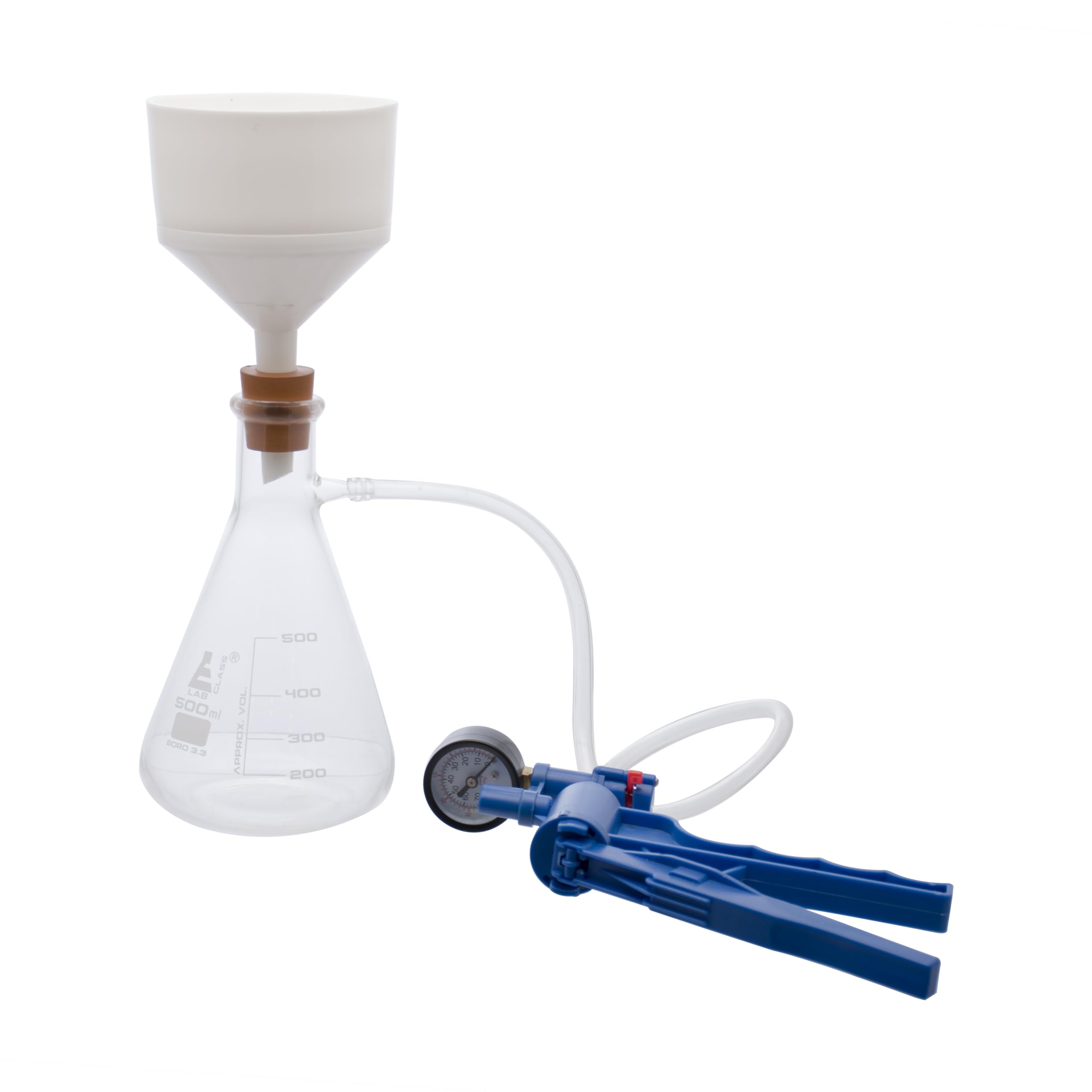 EISCO Complete Vacuum Filtration Kit - Includes 500mL Filtering Flask ...