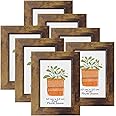 Amazon.com - PETAFLOP Picture Frames 4x6 Rustic Frame Fits 4 by 6 Inch Prints Wall Tabletop ...