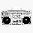 Amazon.com - Boom Box Sticker Decal Vinyl Bumper Stickers Waterproof 5"