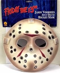 Amazon.com: Rubie's Adult Jason Overhead Latex Deluxe Mask with ...