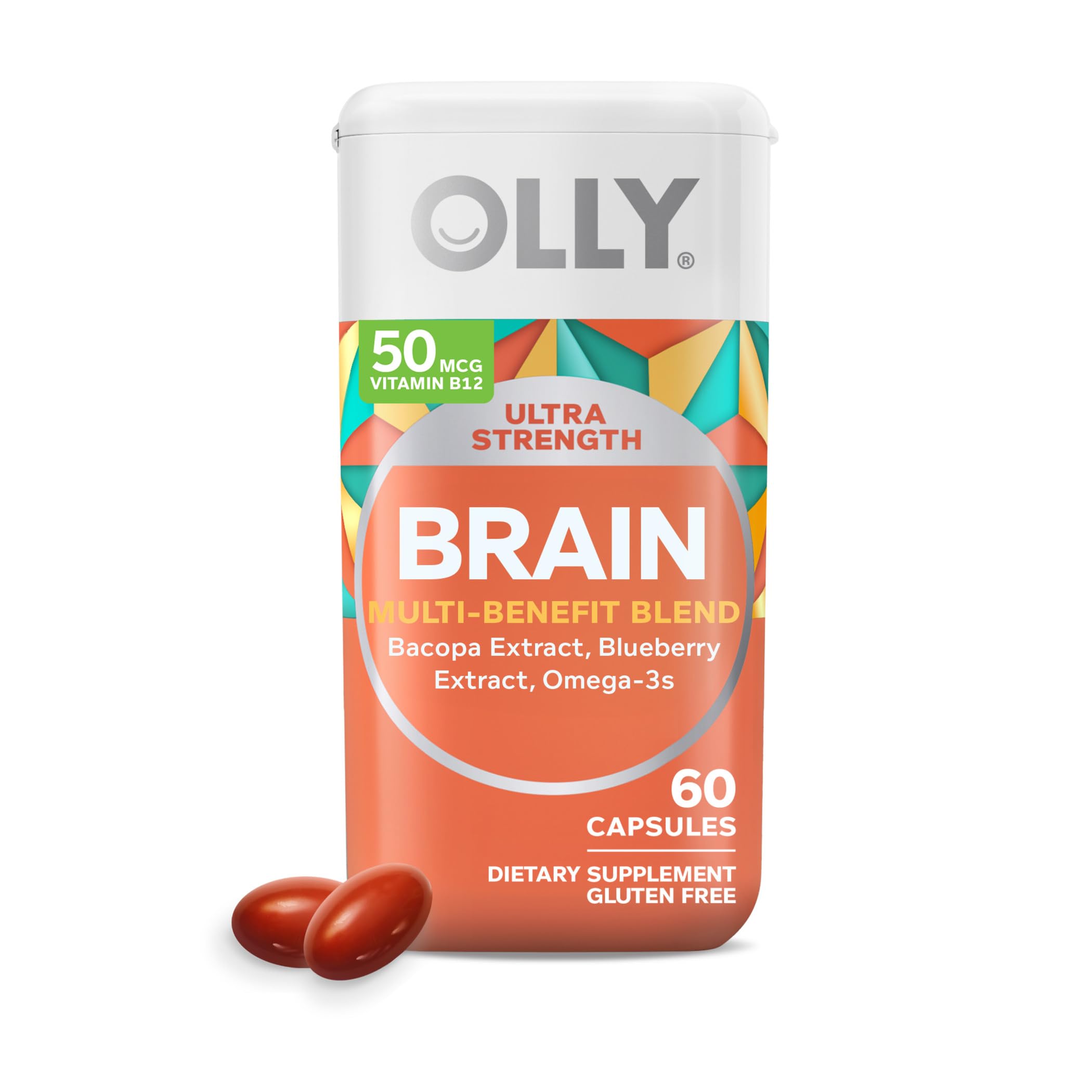 Mua OLLY Ultra Strength Brain Softgels, Nootropic, Supports Healthy Brain Function, Memory ...