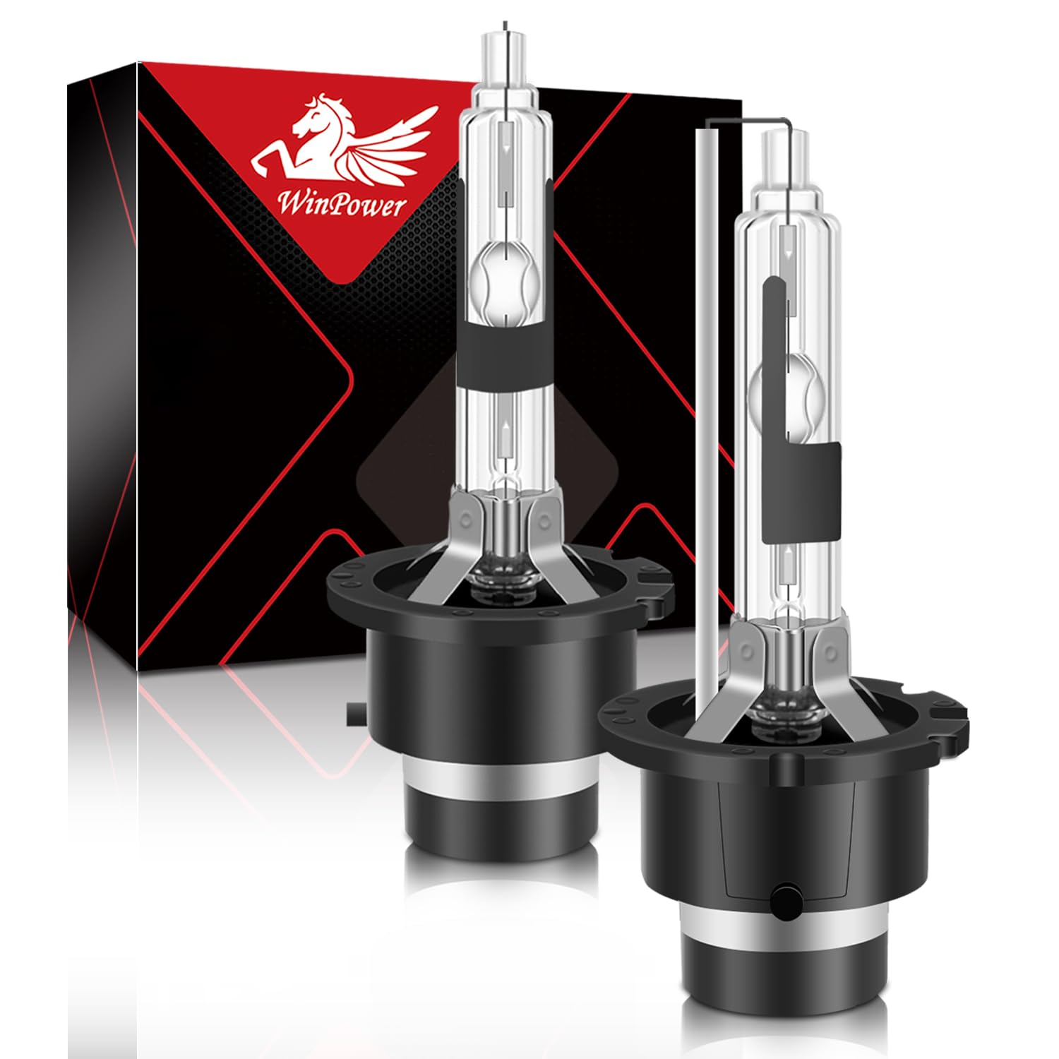WinPower 35W D2R HID Headlight Xenon Replacement Bulbs 6000K, Pack of 2 ...