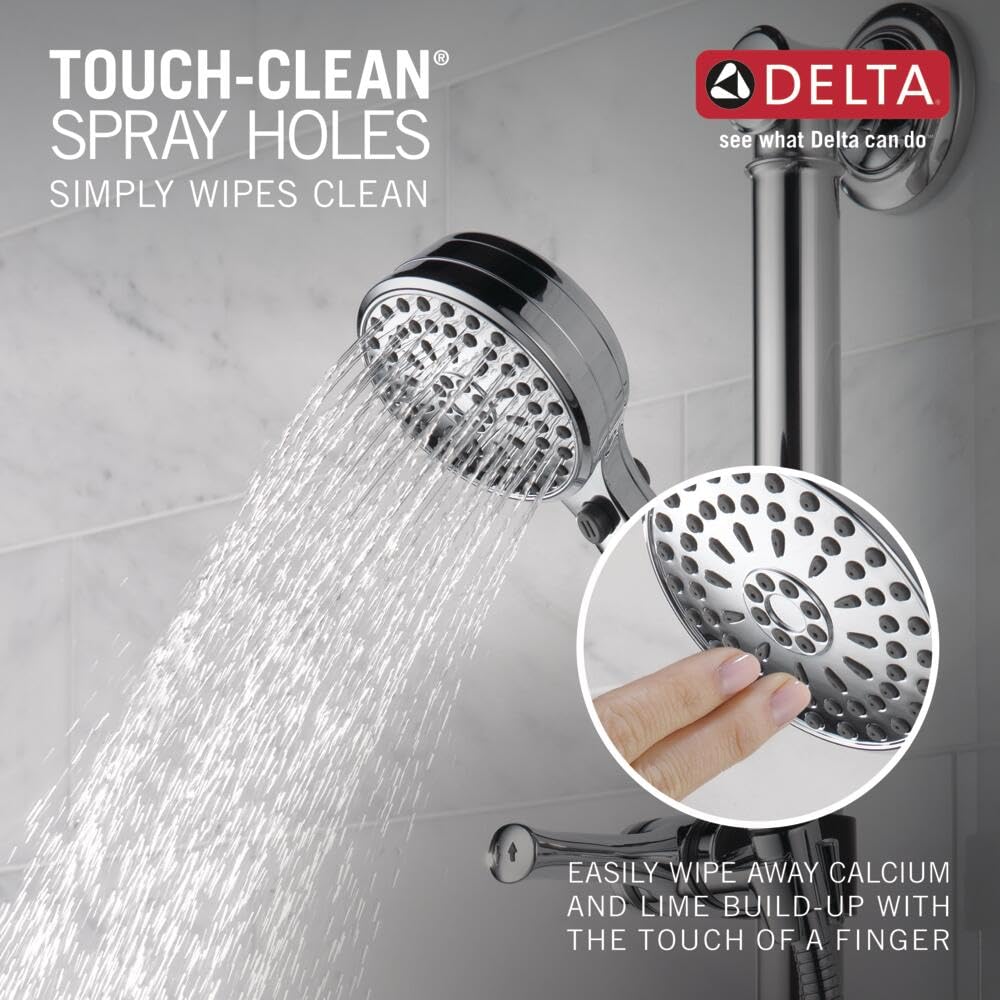 Mua Delta Faucet 9-Spray Slide Bar Hand Held Shower with Hose, Chrome ...