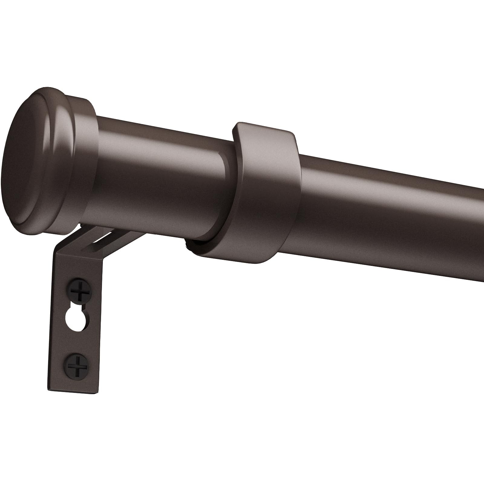 Curtain Rods for Windows 66 to 120, 1 Inch Curtain Rod Set, Heavy Duty ...