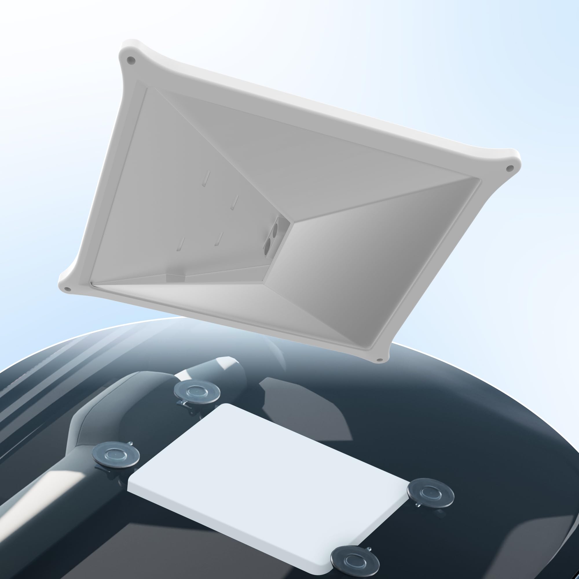 FITALLUS Starlink Mini Car Mount Holder, Liquid Silicone Protective ...