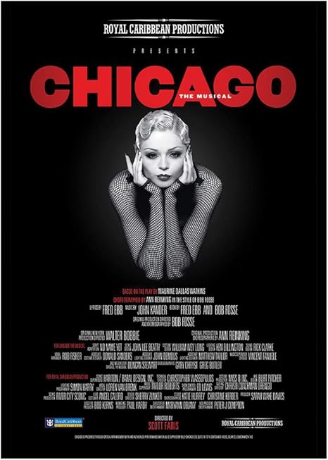 CHICAGO MUSICAL POSTER | WALL ART HOME OFFICE DECOR | A5, A4 OR A3 ...