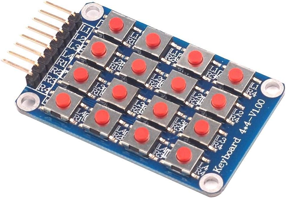Microswitch 44 Matrix Keyboard 16-bit Key Independent Button MCU ...