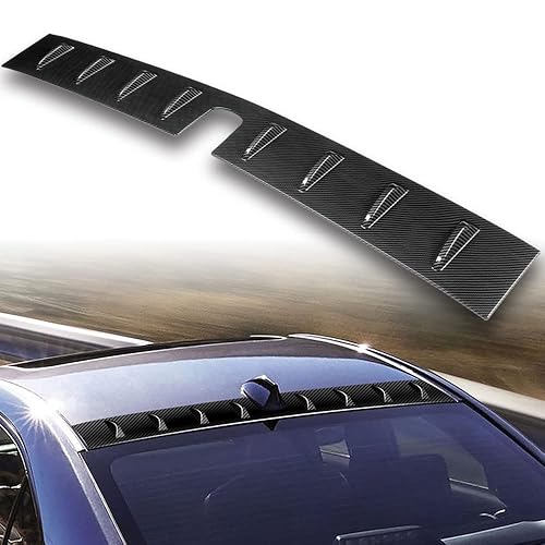 Q1-TECH, Carbon Fiber Painted Rear Roof Diffuser Spoiler Wing 8 Shark ...