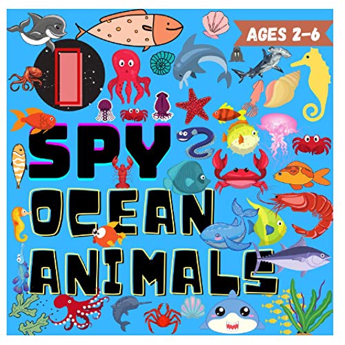 Amazon - I SPY OCEAN ANIMALS: A Fun Guessing Game Book For Children: KC ...