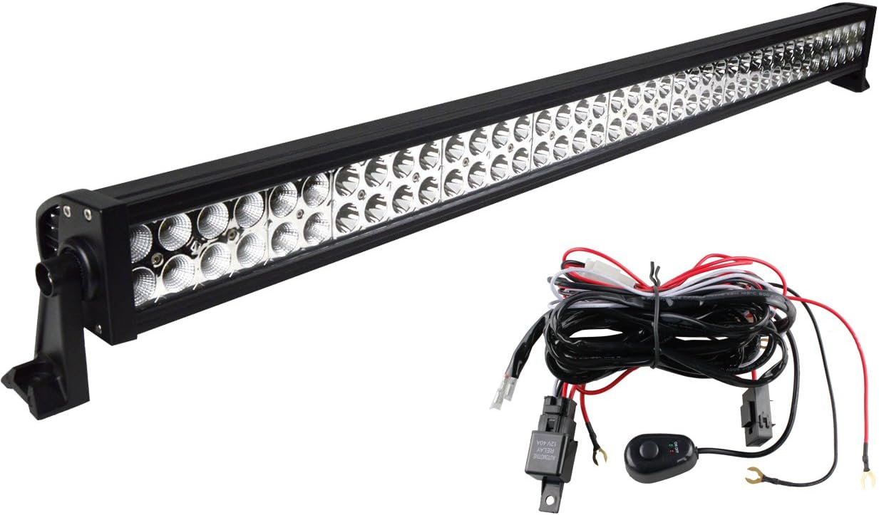 Brightum LED Arbeitsscheinwerfer weiß 12V 24V work light BAR ...