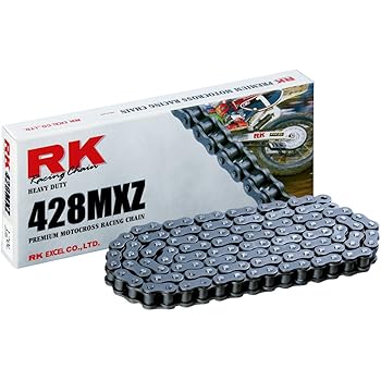 Amazon.com: RK Racing Chain 420MXZ-100 100-Links MX Chain with ...