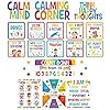 Calm Down Corner Bulletin Board Set for Classroom Decoration Feelings ...