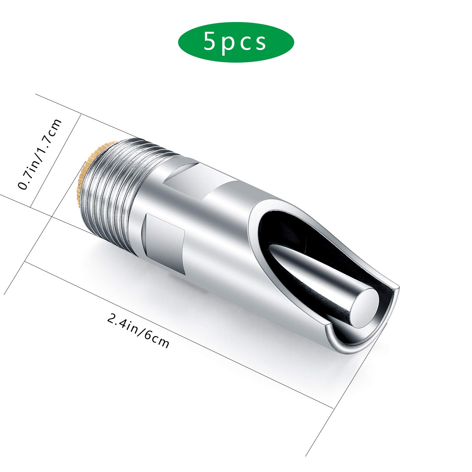 5Pcs Pig Drinkers, Stainless Steel Nipples Automatic Drinker Waterer ...