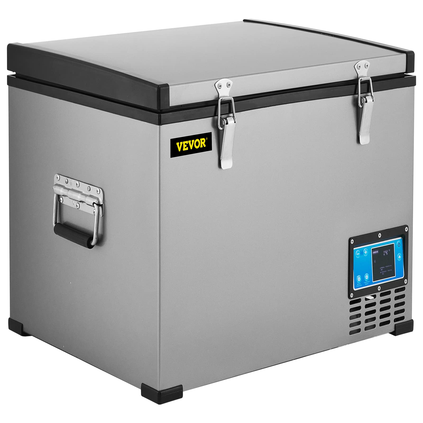 Mua VEVOR Portable 48 12V Car Refrigerator, 64 Quart, Silver trên ...