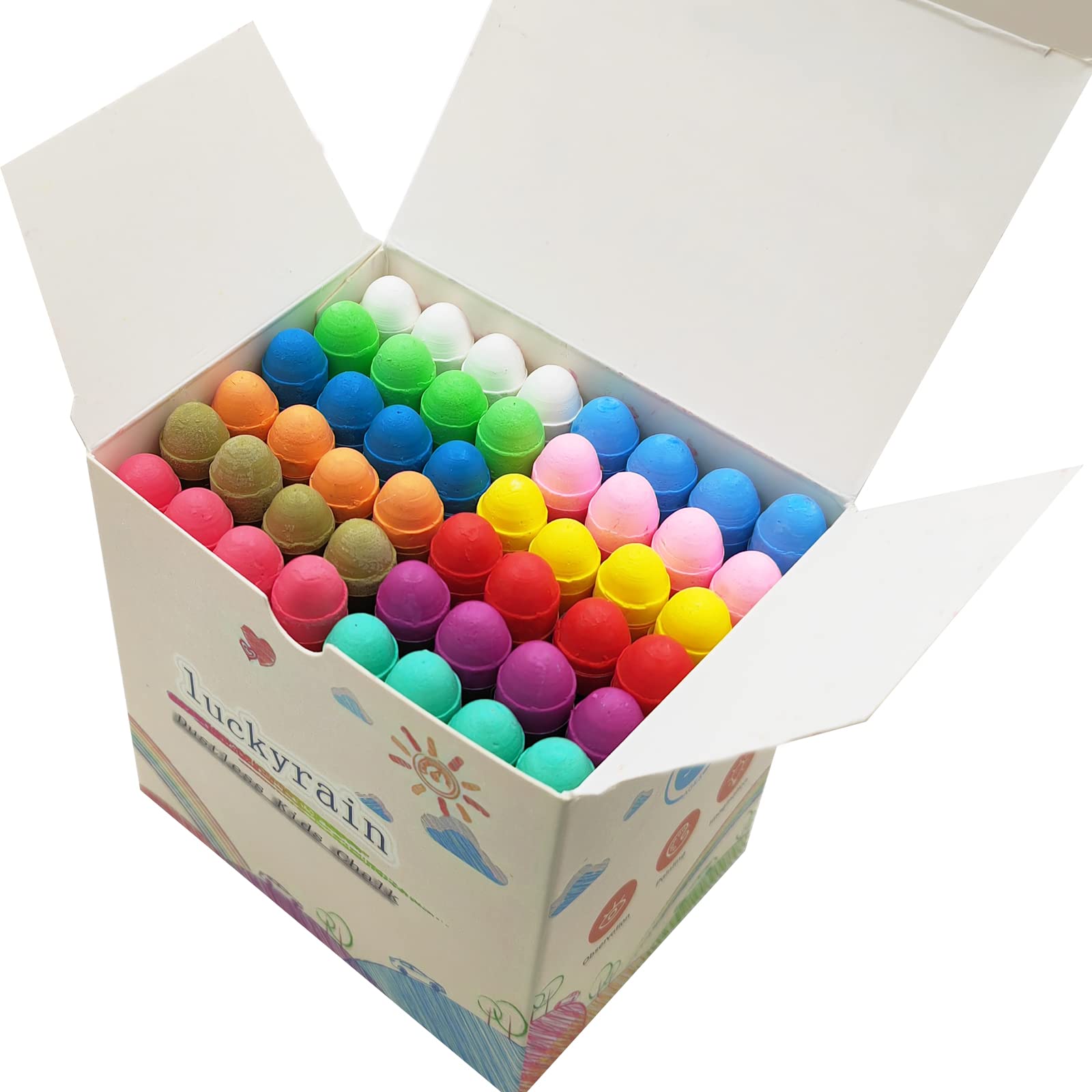 Dustless Chalk for Kids Colored Chalk Whiteboard Art Tool for ...