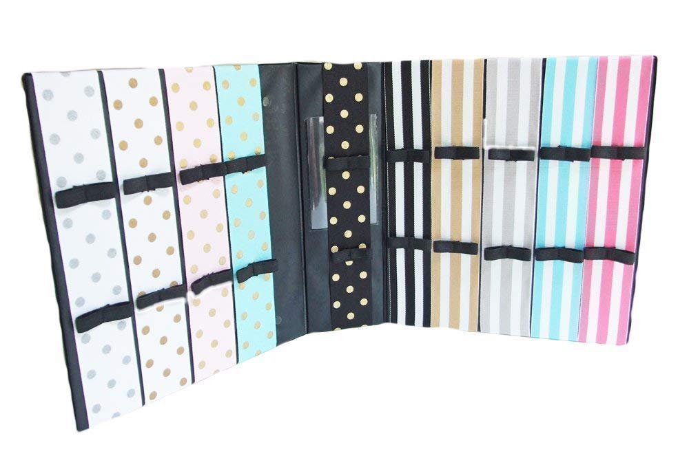 Amazon.com: Planner Binder Band with 2 Pen Holder in POLKA DOTS or ...