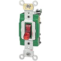 Leviton 3032-PLR 30 Amp, 120 Volt, Toggle Pilot Light, Illuminated On ...