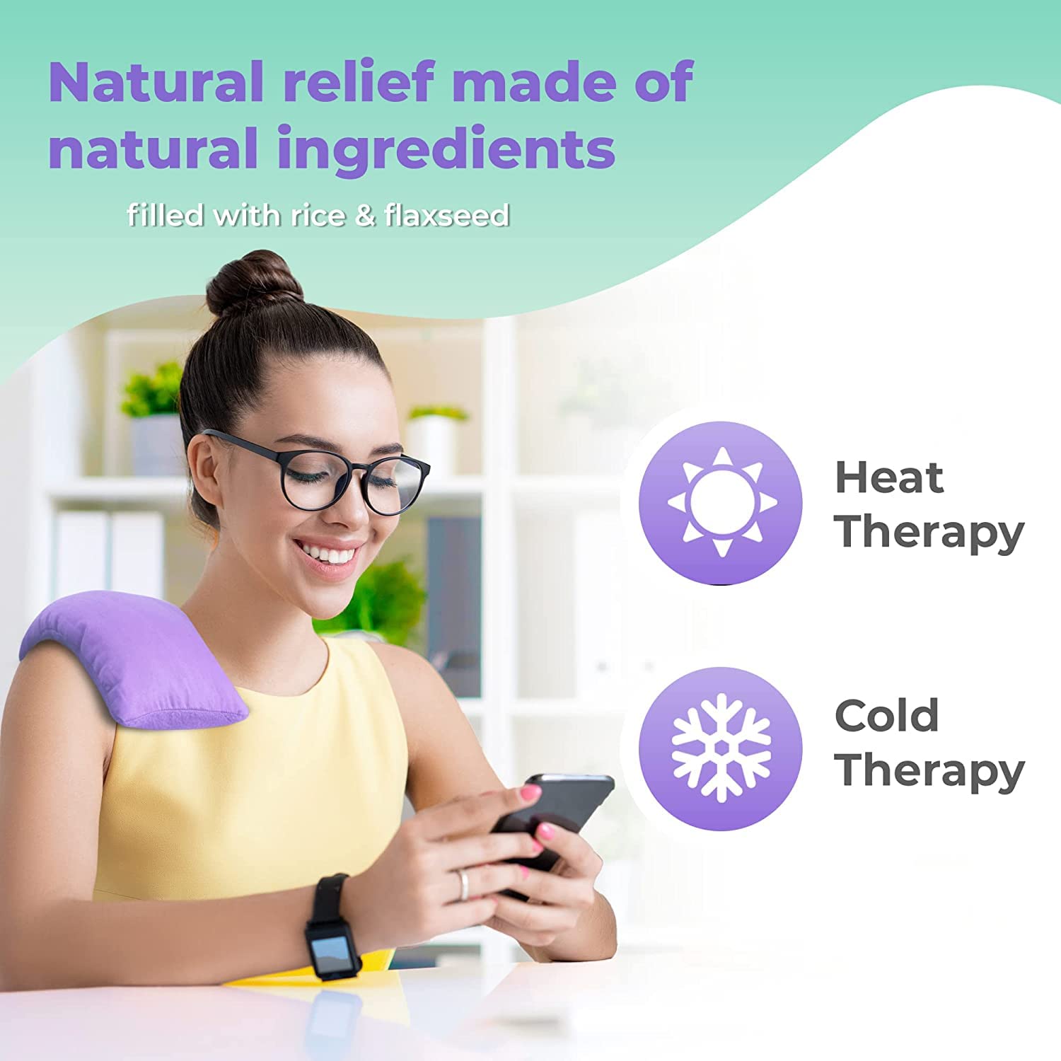 Mua My Heating Pad for Pain Relief - Moist Microwavable Heating Pad for ...