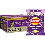 Walkers Crisps Worcester Sauce 34.5 g (Pack of 48): Amazon.co.uk: Grocery