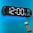 Amazon.com: ANALOI Digital Wall Clock Large Display, 13.7 inch Large ...