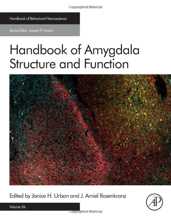 Handbook of Amygdala Structure and Function (Volume 26) (Handbook of ...