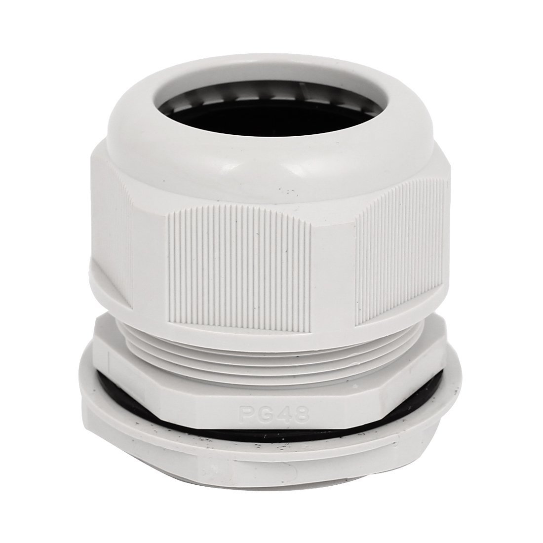 PG48 35-45mm Range Locknut Stuffing Cable Gland Connector Joints White ...
