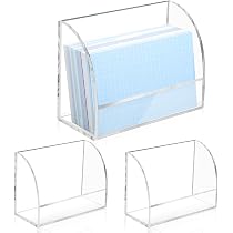 Post Card Holder 5x8 Acrylic Index Card Holder - Clear Desk Organizer ...