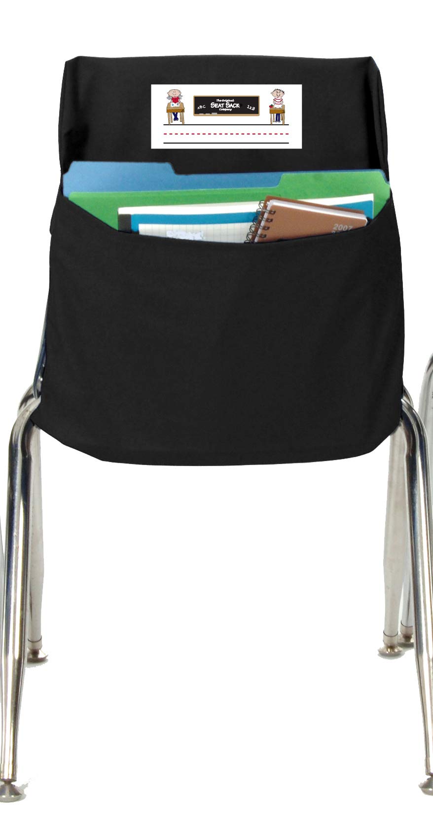 Mua Seat Sack 14" Student Chair Storage Pocket for Classrooms, Black ...