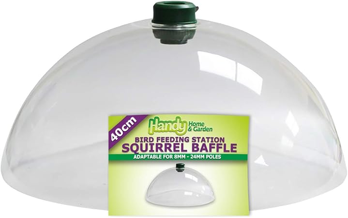 Handy Home and Garden 1 x HHGBAFFLE Universal Plastic Dome Squirrel ...