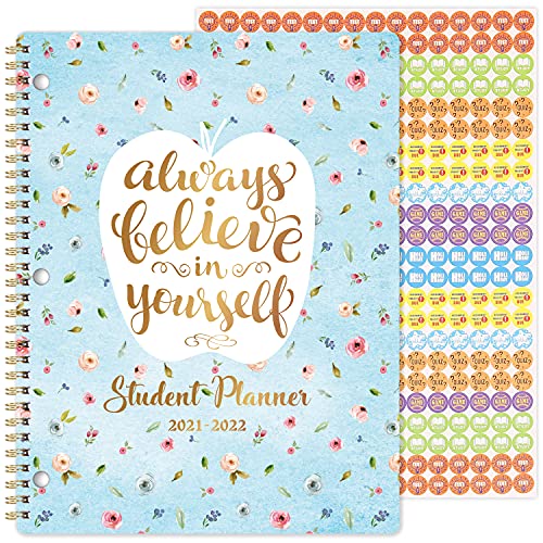 Student Planner 2021-2022 - Academic Planner from Jul 2021- Jun 2022, 9 ...